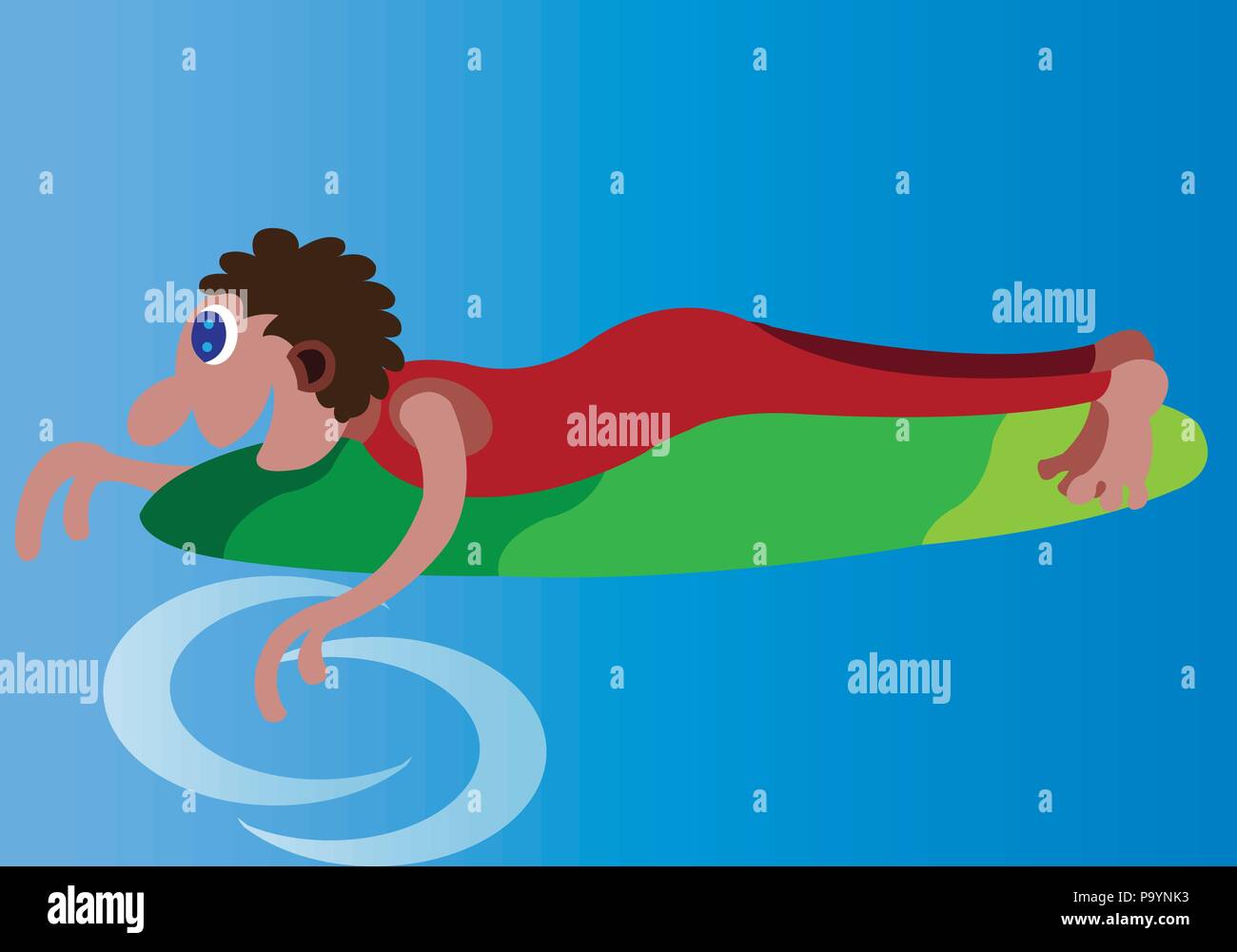 Bodyboarder Stock Vector Images - Alamy