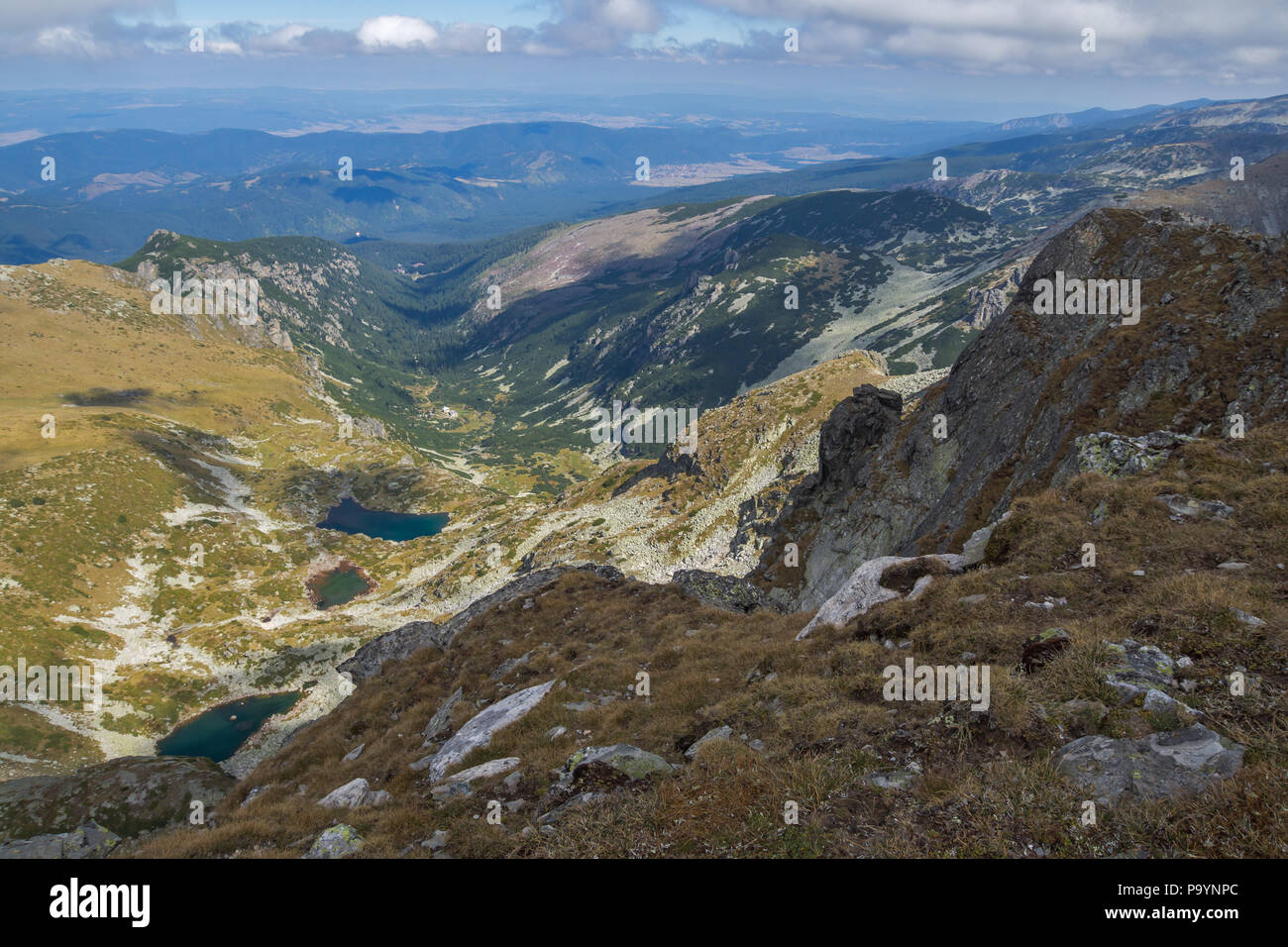 Amazing Landscape from Malyovitsa peak, Rila Mountain, Bulgaria Stock ...