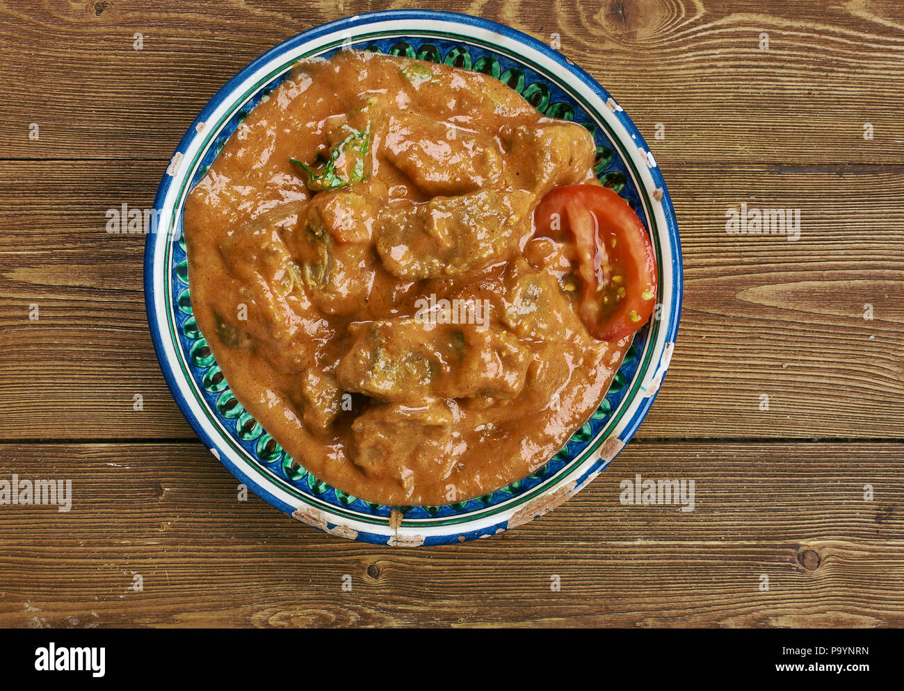 Mutton Afghani Korma, Afghan meat Curry , Afghan cuisine Stock Photo ...