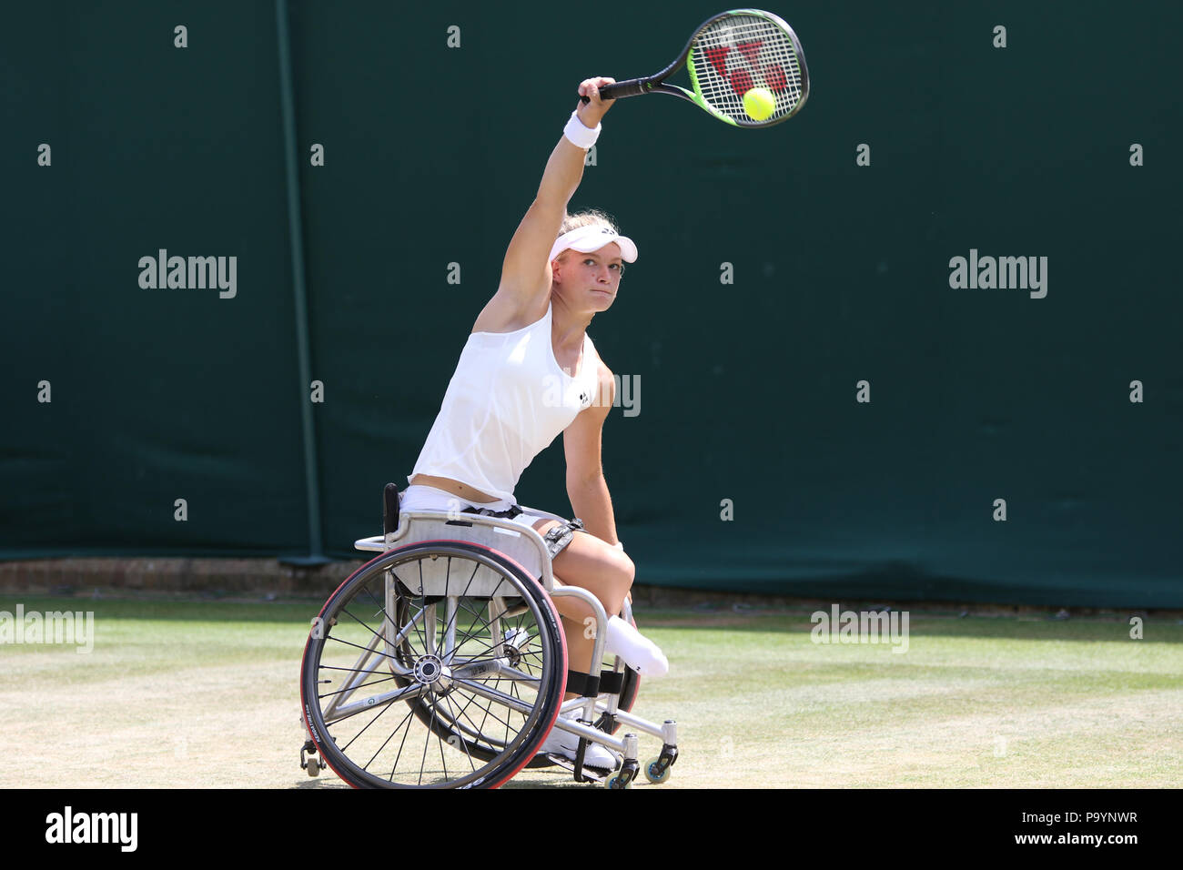 Diede De Groot of the Netherlands (pictured) on her way to winning the ...