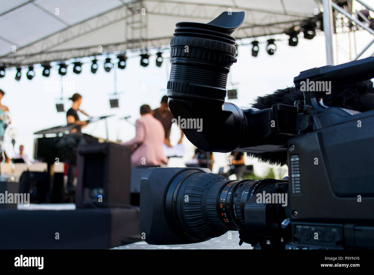 Movie night in a hall hi-res stock photography and images - Alamy