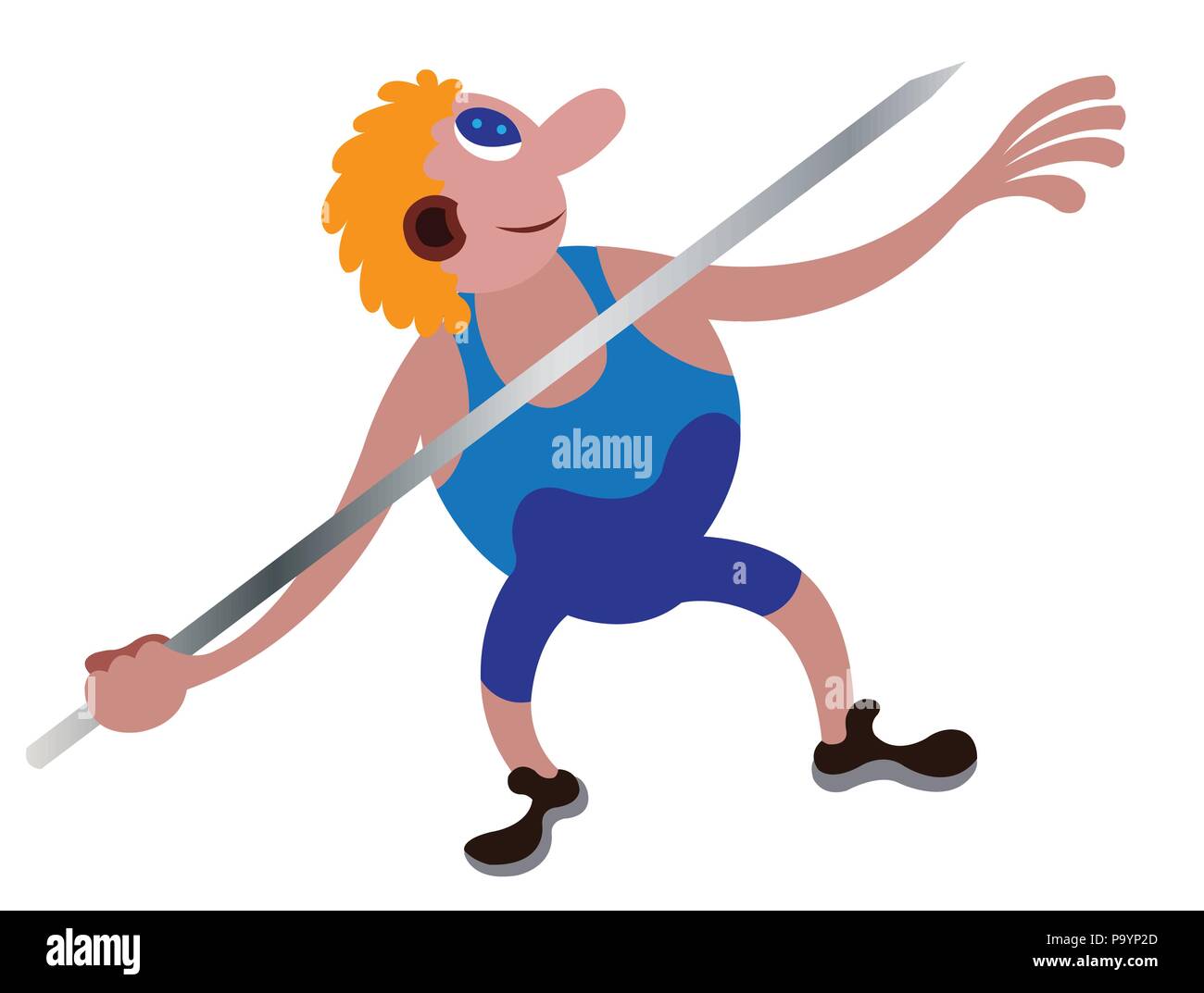 Paralympics javelin Stock Vector Images - Alamy