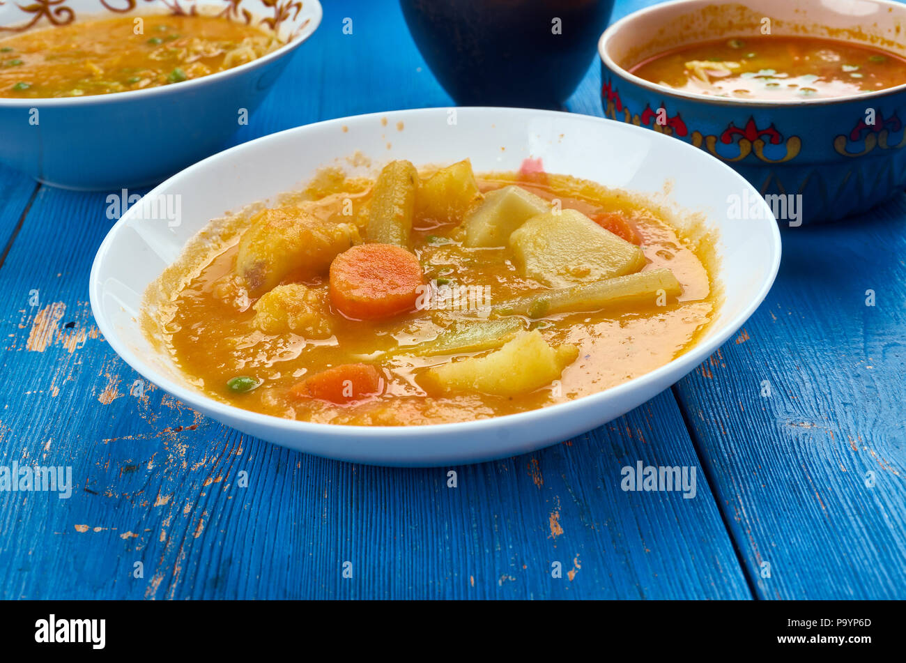 South Indian Mixed Vegetable Sambar - Kolmbo Stock Photo - Alamy