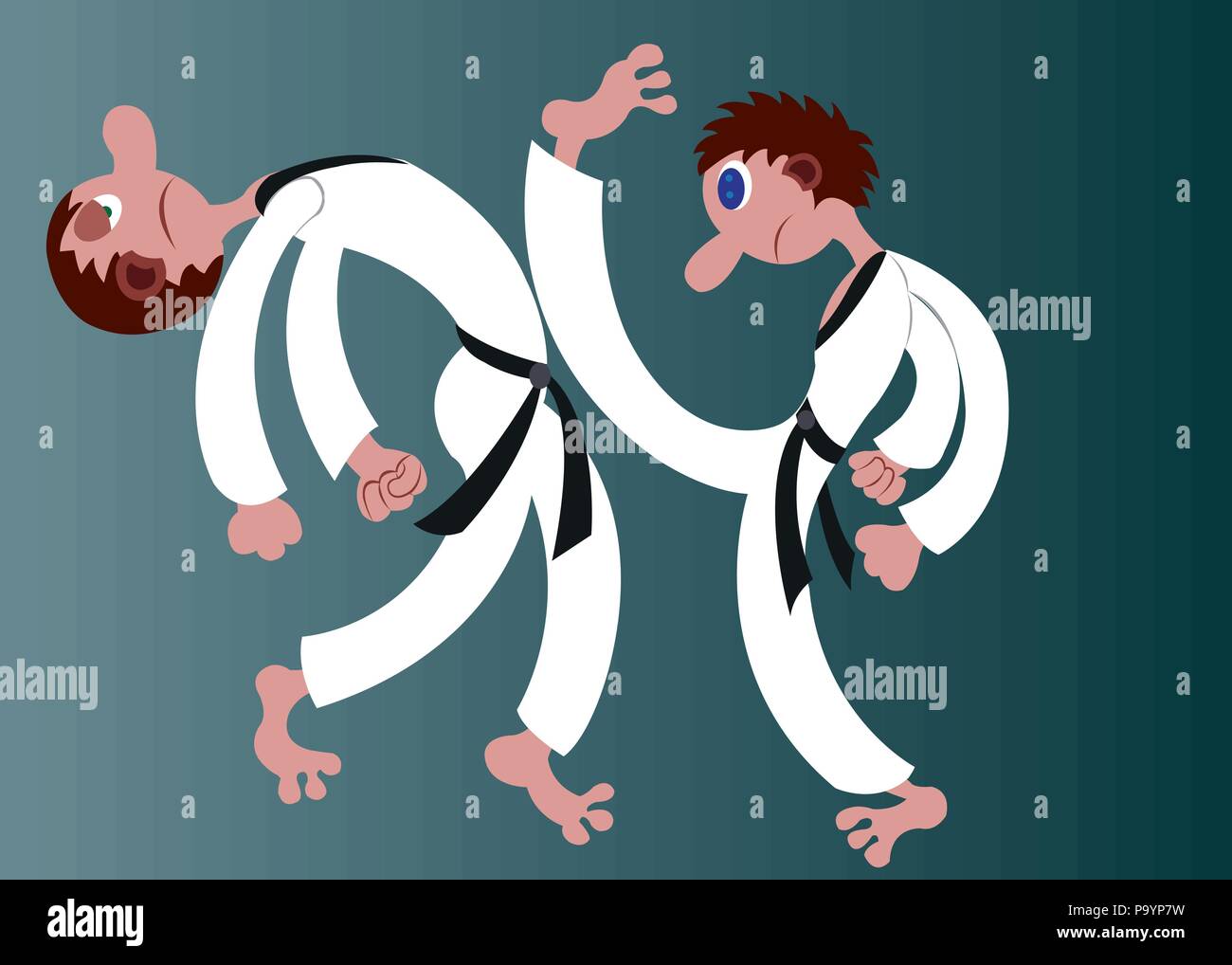 Fisticuffs vector vectors hi-res stock photography and images - Alamy