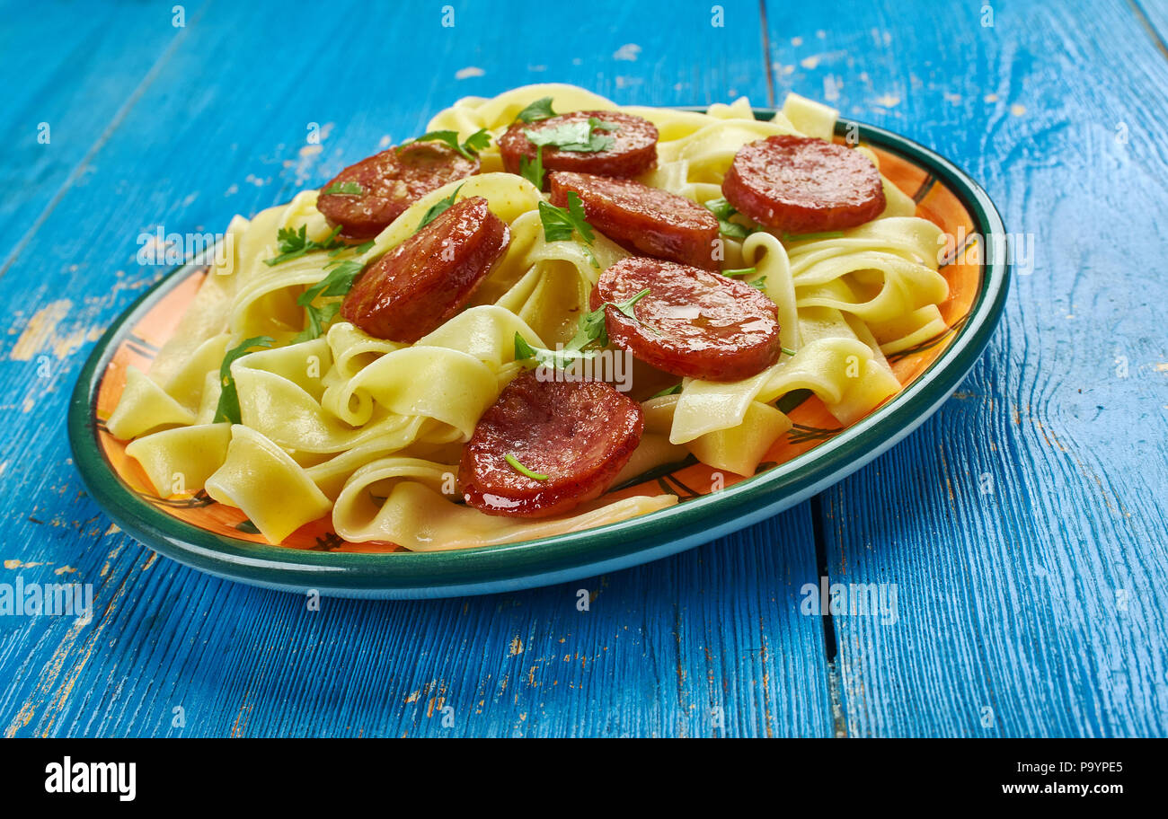 Creole Carbonara , recipe for Italian Carbonara and Creolize andouille ...