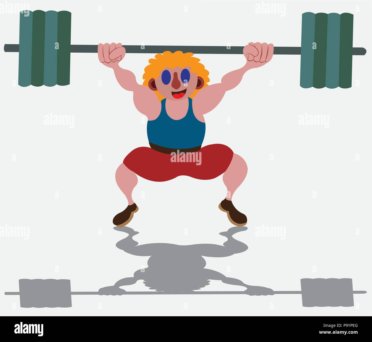 Load lifting Stock Vector Images - Alamy