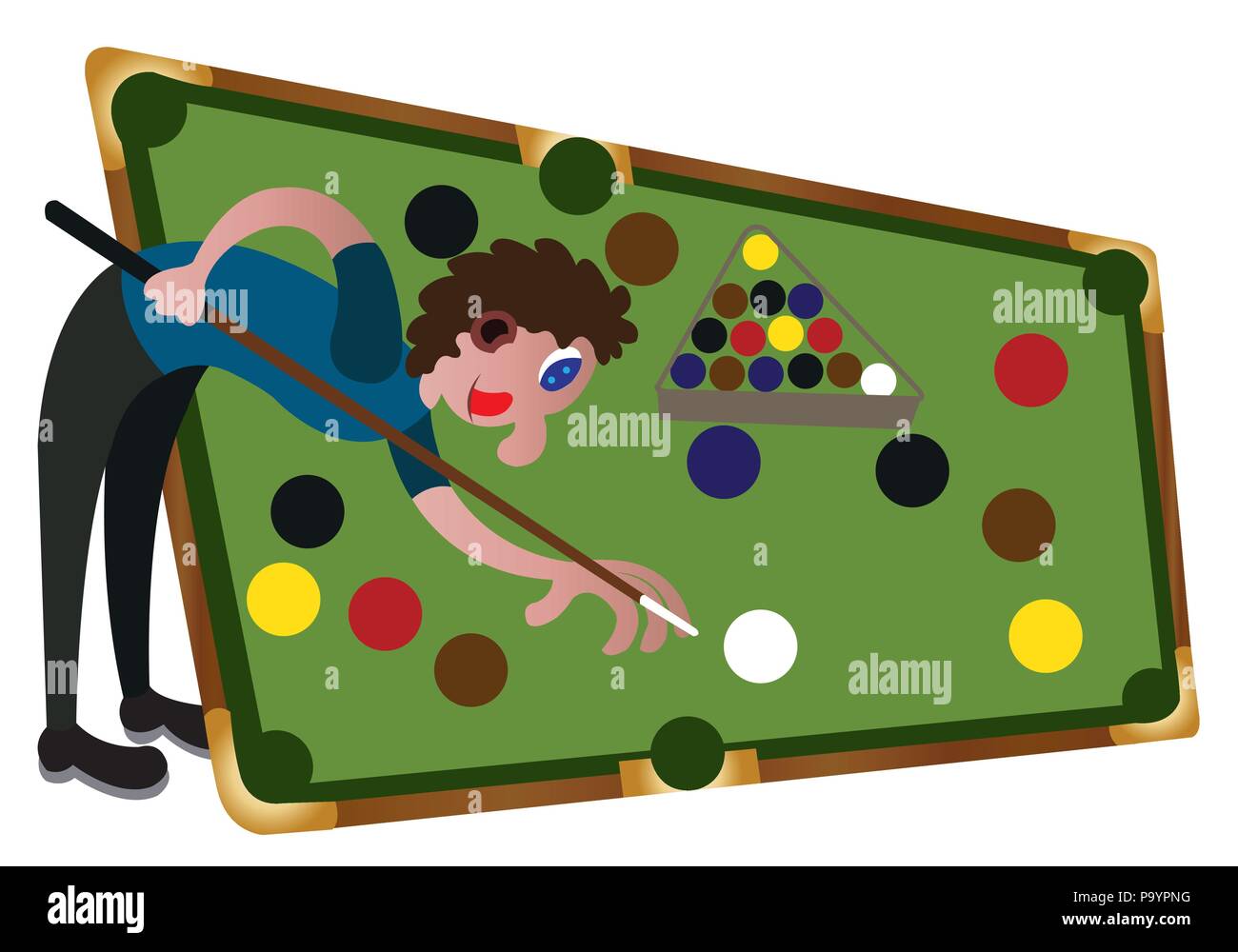 Snooker Triangle Stock Vector Images - Alamy