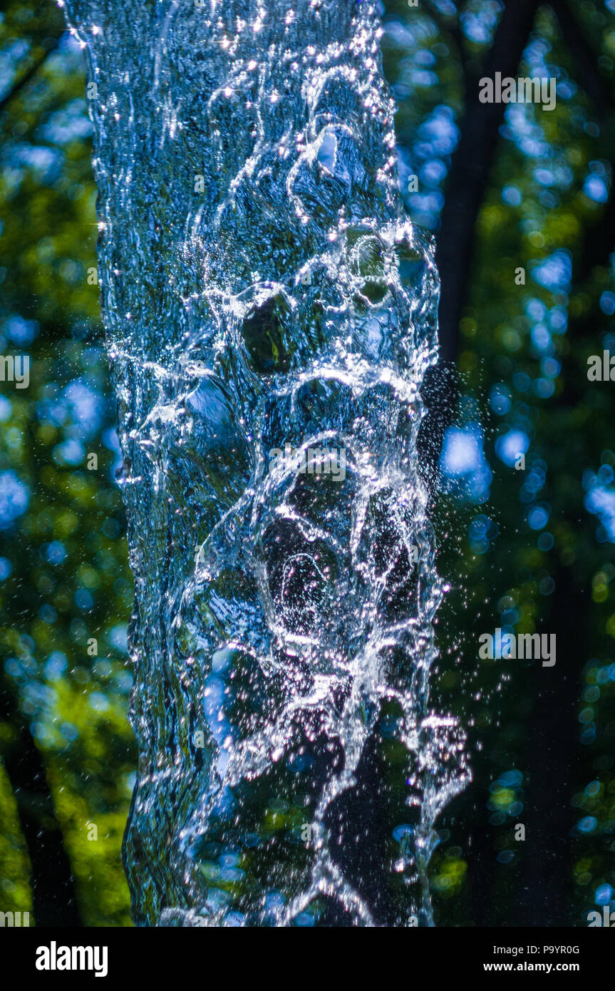 transparent falling water flows Stock Photo - Alamy