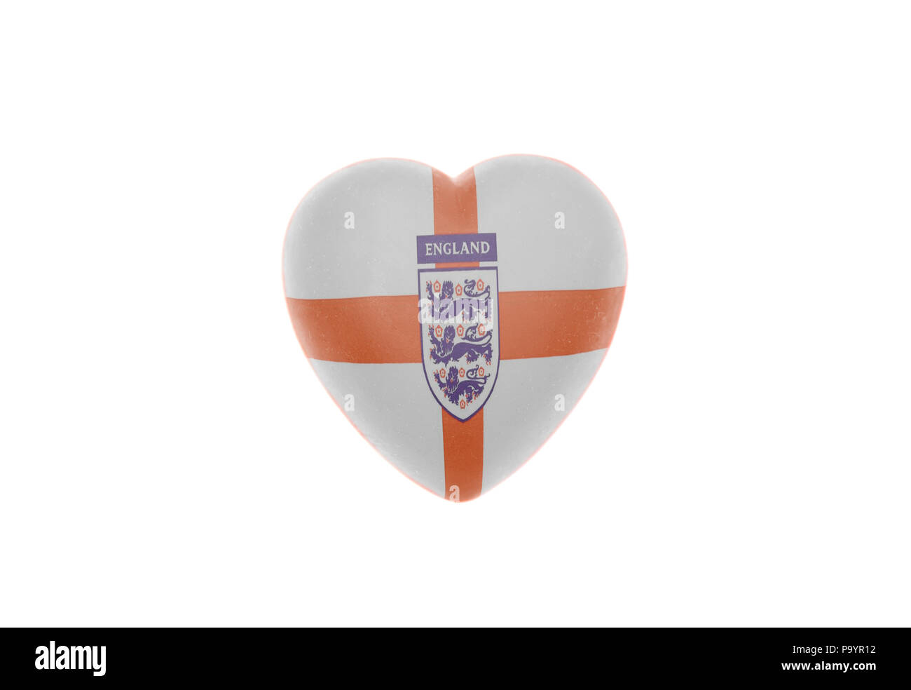 Heart with Three Lions Soccer England National Football Team Flag ...
