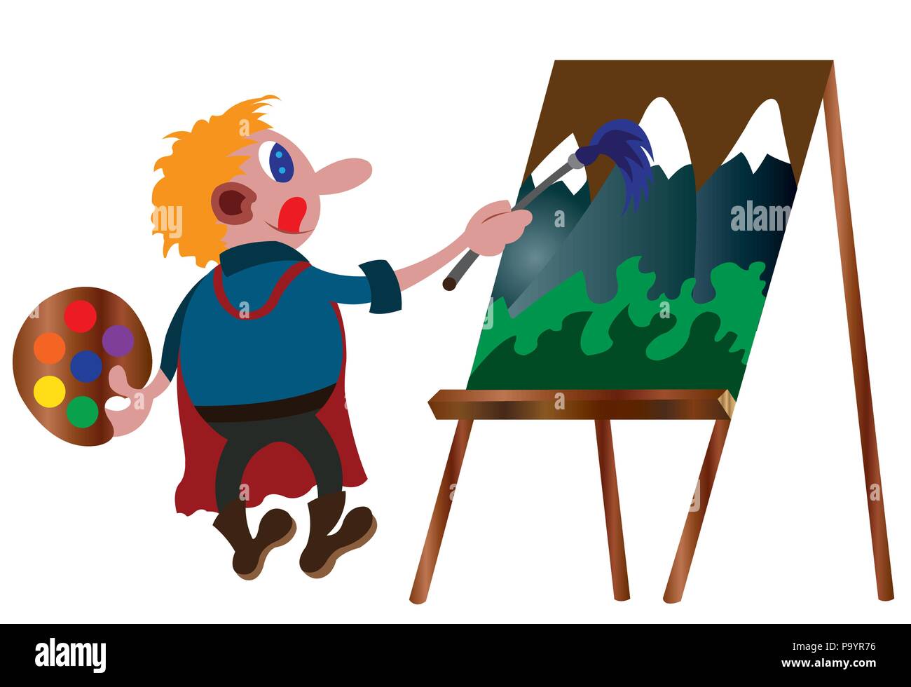 Life drawing artist Stock Vector Images - Alamy