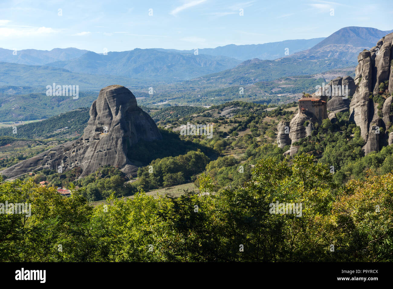 Amazing landscape of Rocks formation near Meteora, Thessaly, Greece ...