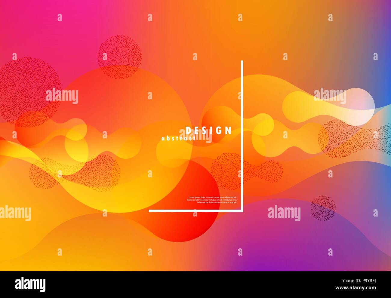 Colorful fluid background. Vector abstract minimalistic design Stock ...
