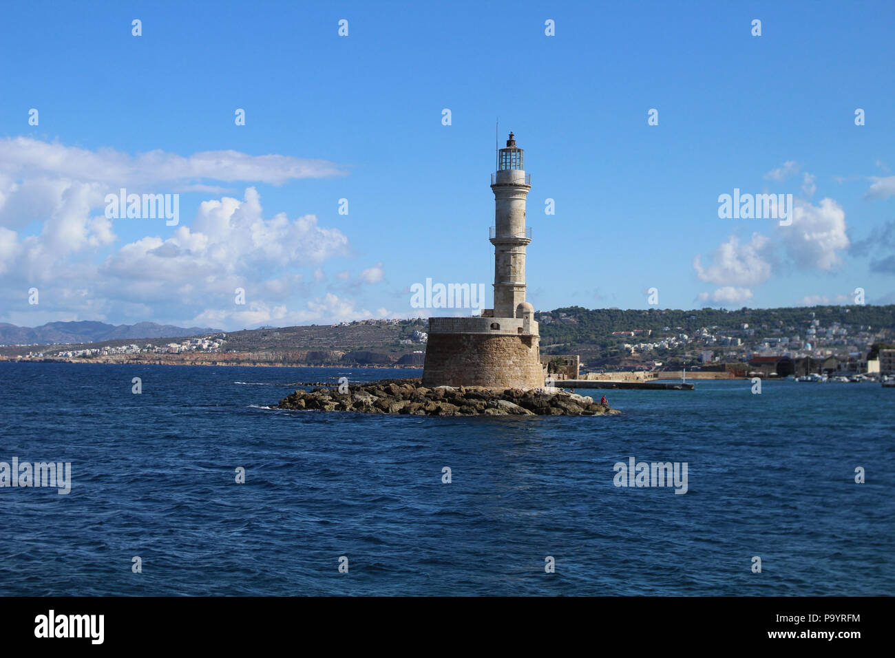 Historic lighthouse chania stands hi-res stock photography and images ...