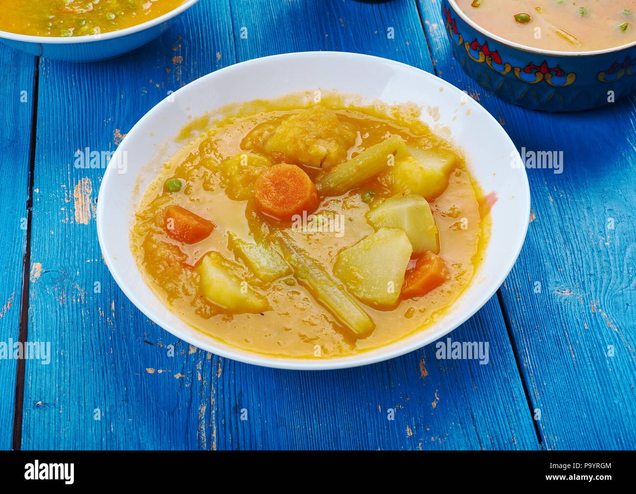 South Indian Mixed Vegetable Sambar - Kolmbo Stock Photo - Alamy