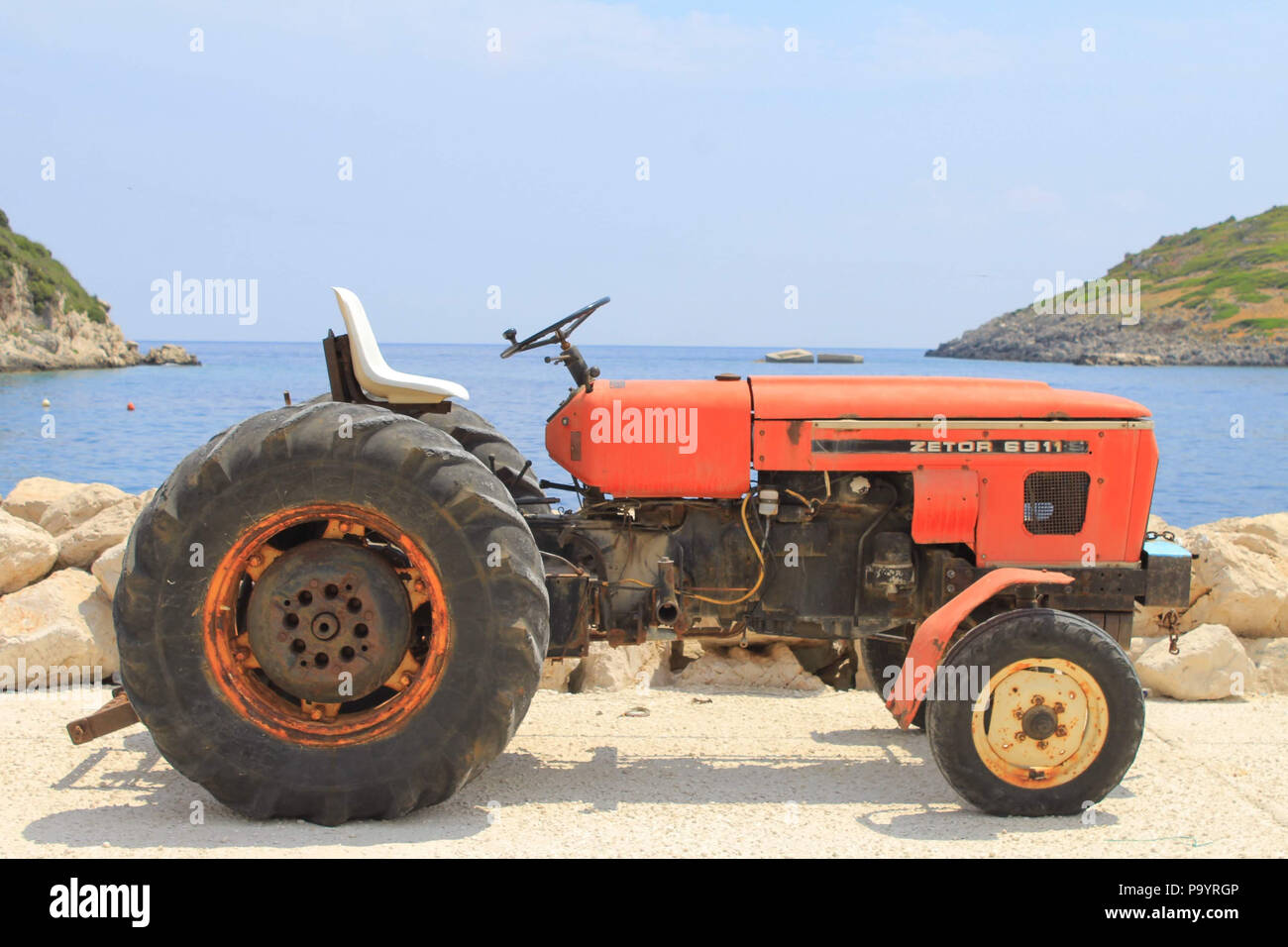 Zetor tractor model 6911. A model last manufactured in 1980 by the ...