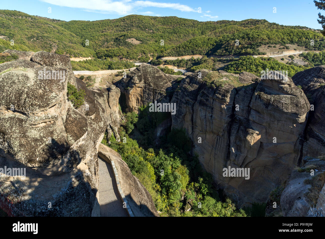 Amazing landscape of Rocks formation near Meteora, Thessaly, Greece ...