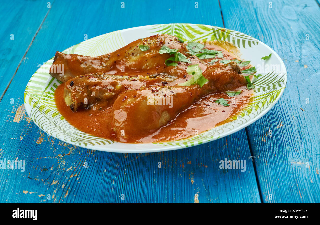 Malai Chaap Gravy - North Indian curry soya chaap Stock Photo - Alamy