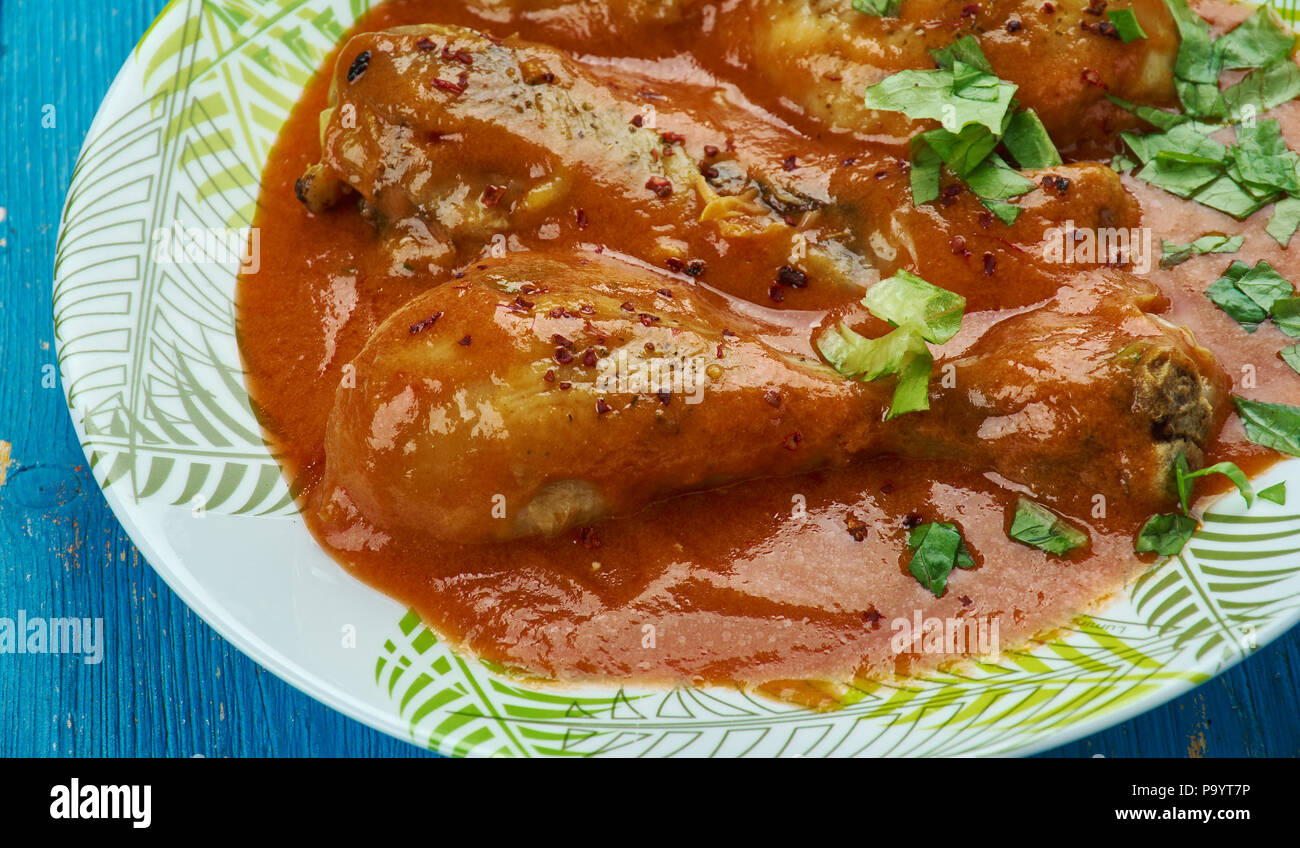 Malai Chaap Gravy - North Indian curry soya chaap Stock Photo - Alamy