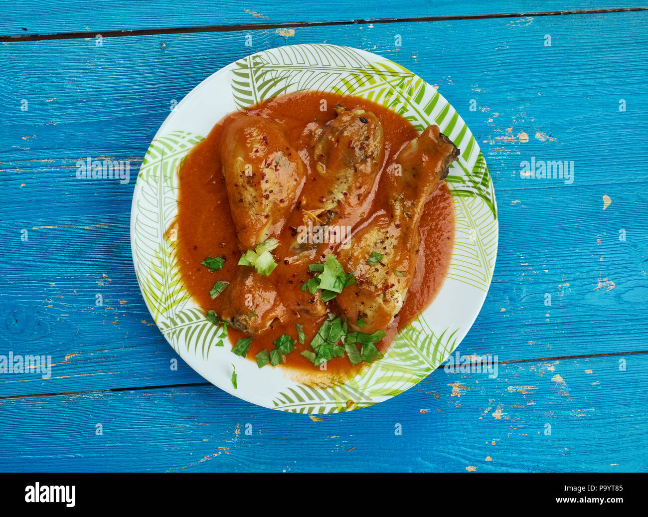 Malai Chaap Gravy - North Indian curry soya chaap Stock Photo - Alamy