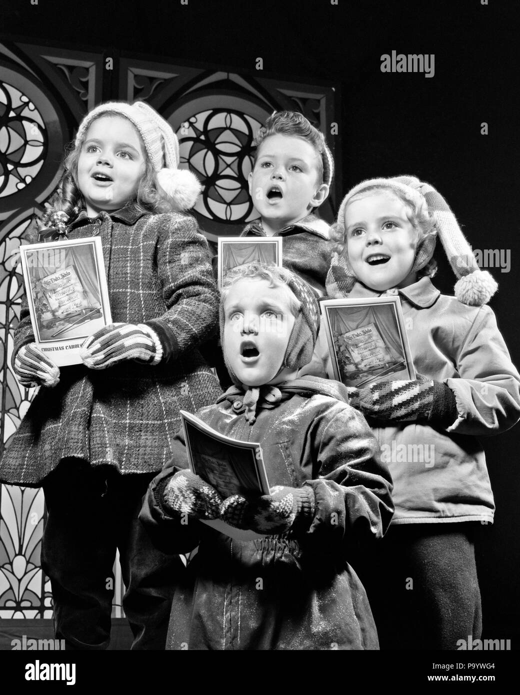 1950s christmas children hi-res stock photography and images - Alamy