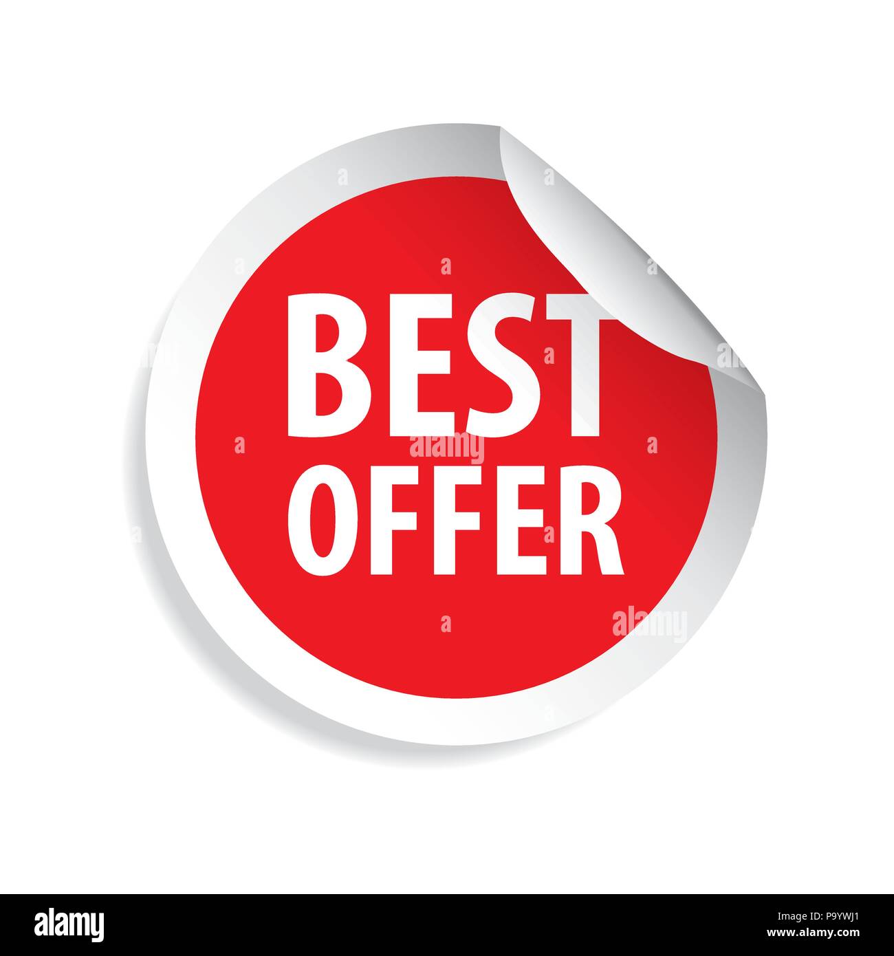 Best Offer label tag vector Stock Vector Image & Art - Alamy