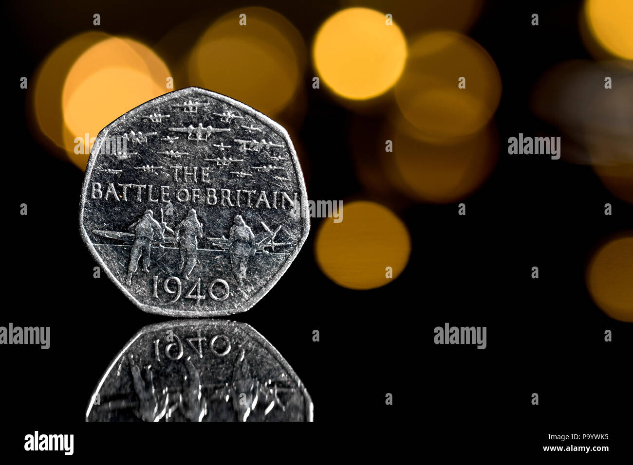 50 pence coin hi-res stock photography and images - Alamy