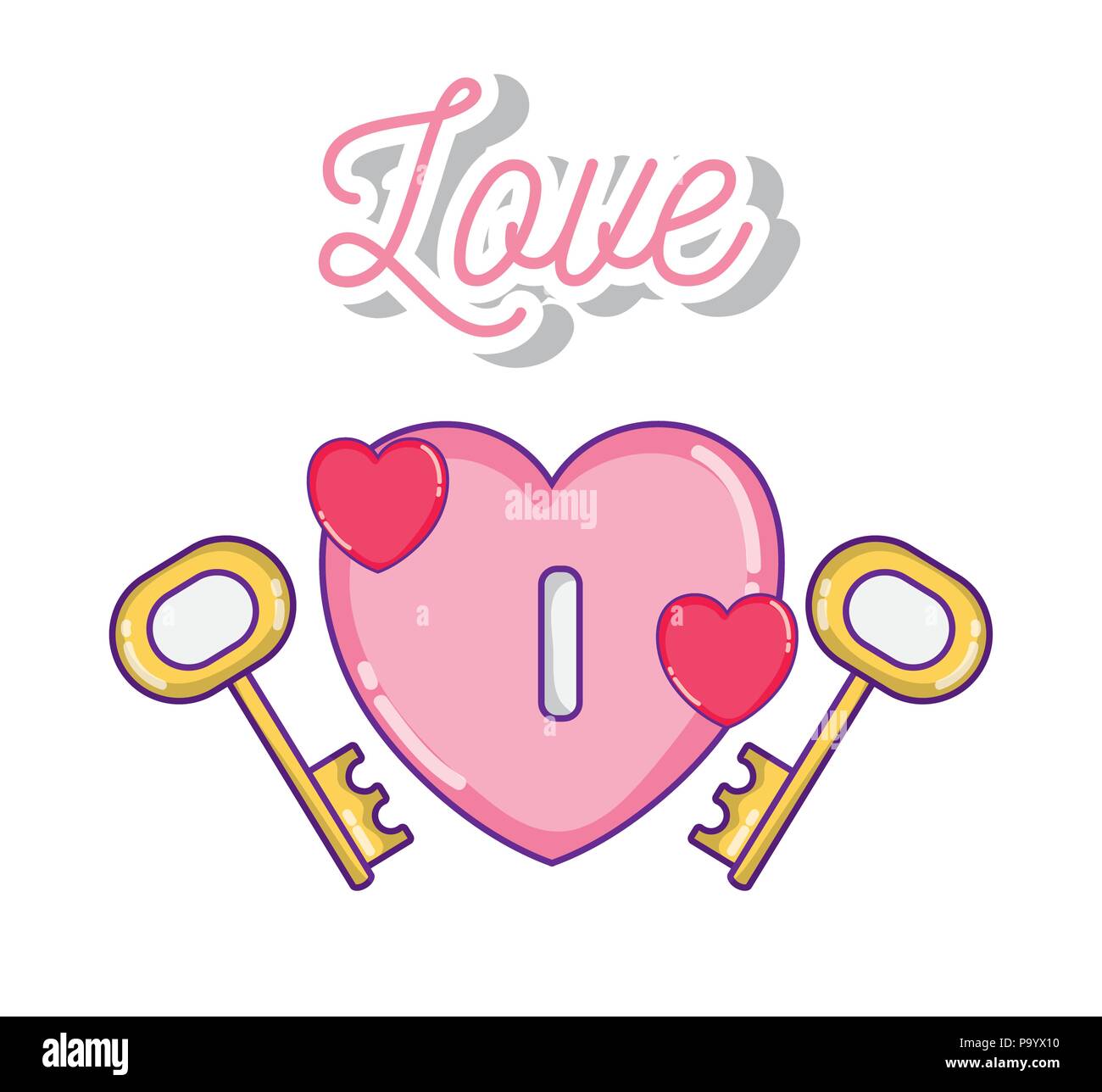 Cute love cartoons Stock Vector Image & Art - Alamy