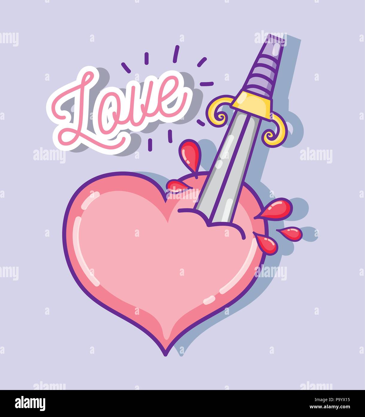 Cute love cartoons Stock Vector Image & Art - Alamy