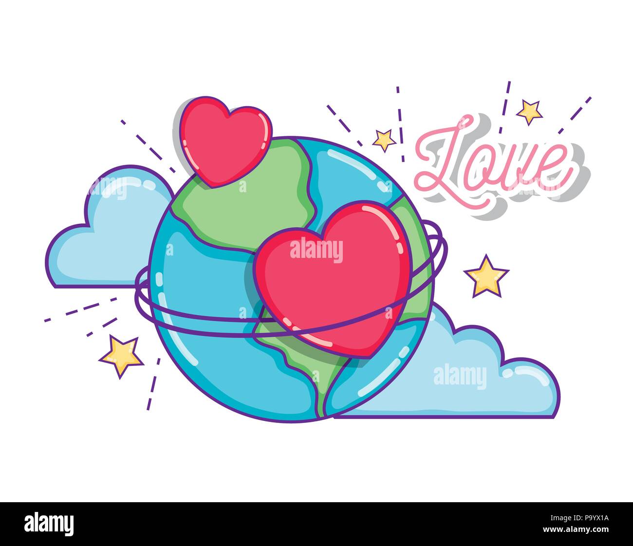 Cute love cartoons Stock Vector Image & Art - Alamy