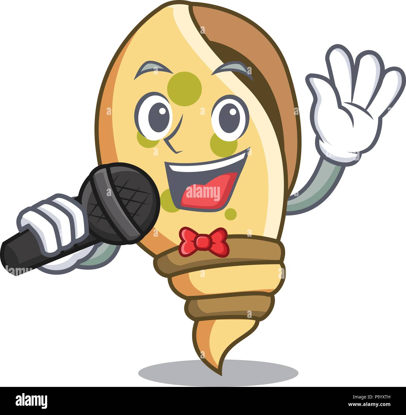 Singing sea shell mascot cartoon Stock Vector Image & Art - Alamy
