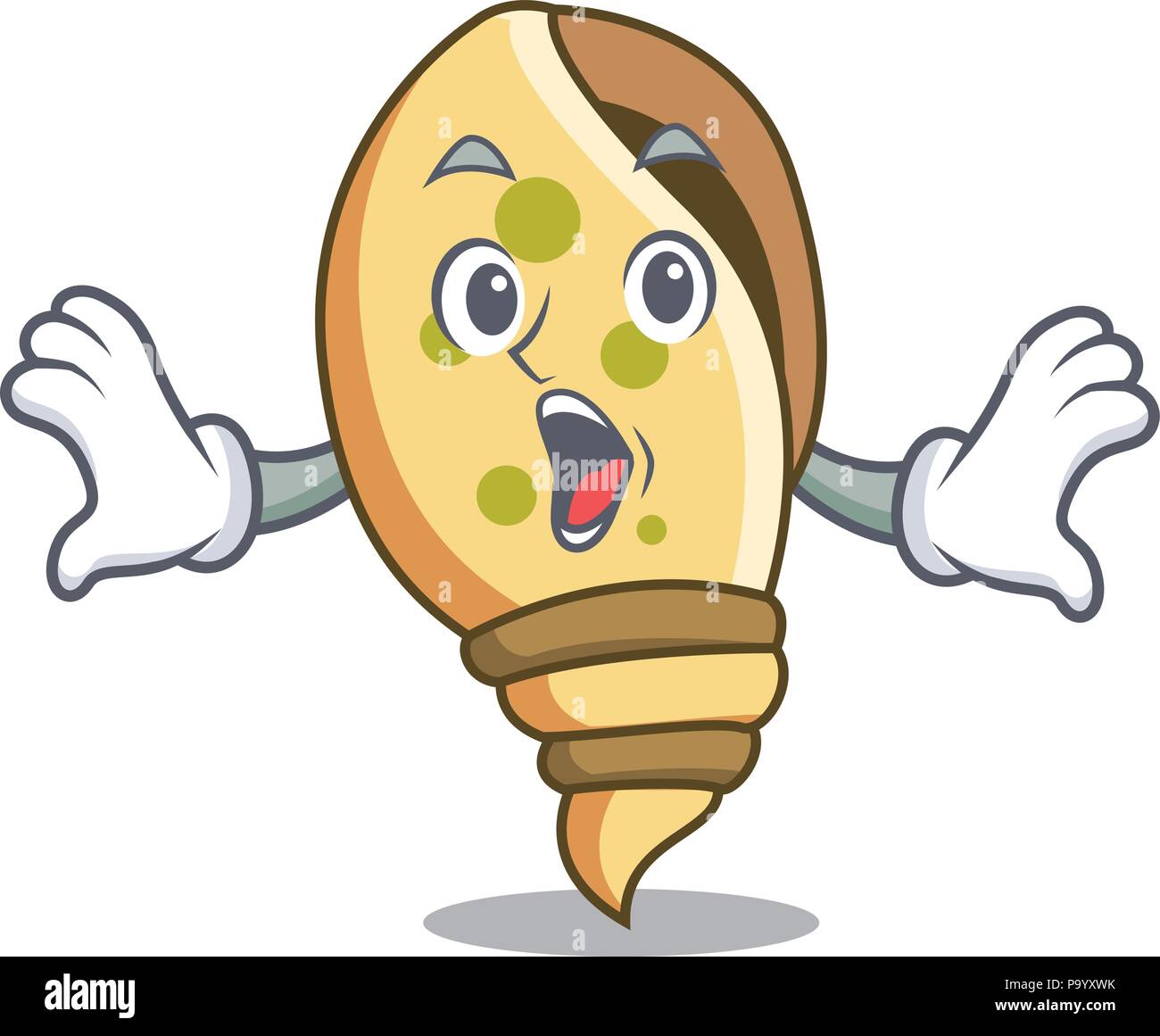 Surprised sea shell mascot cartoon Stock Vector Image & Art - Alamy