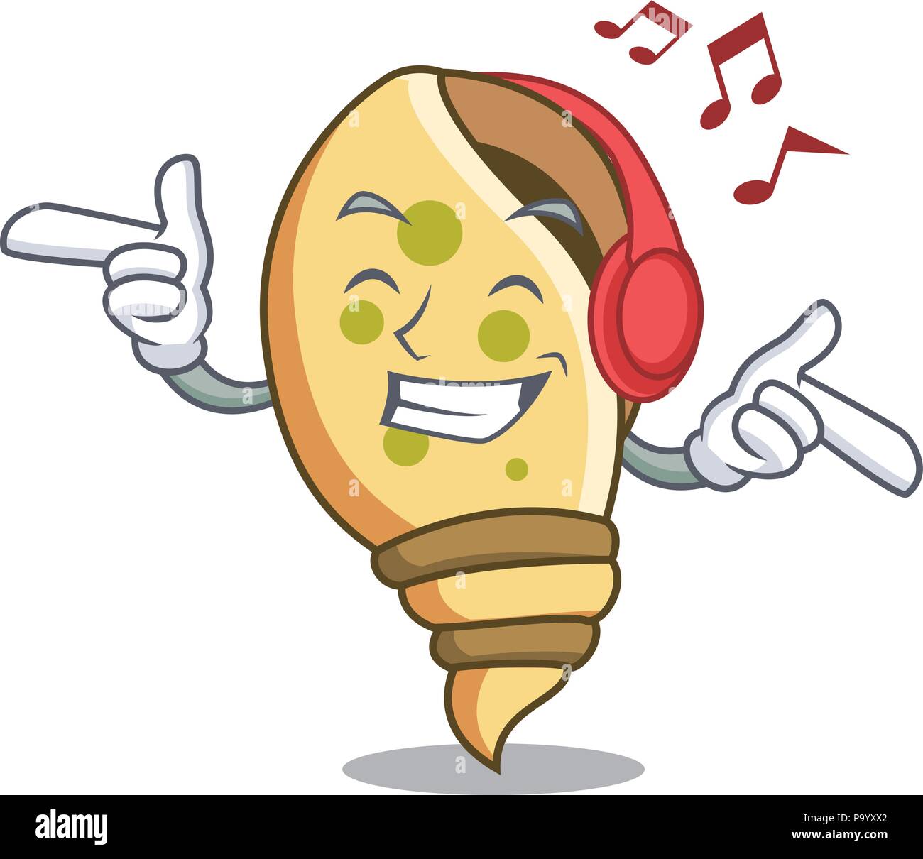 Conch shell listening Stock Vector Images - Alamy