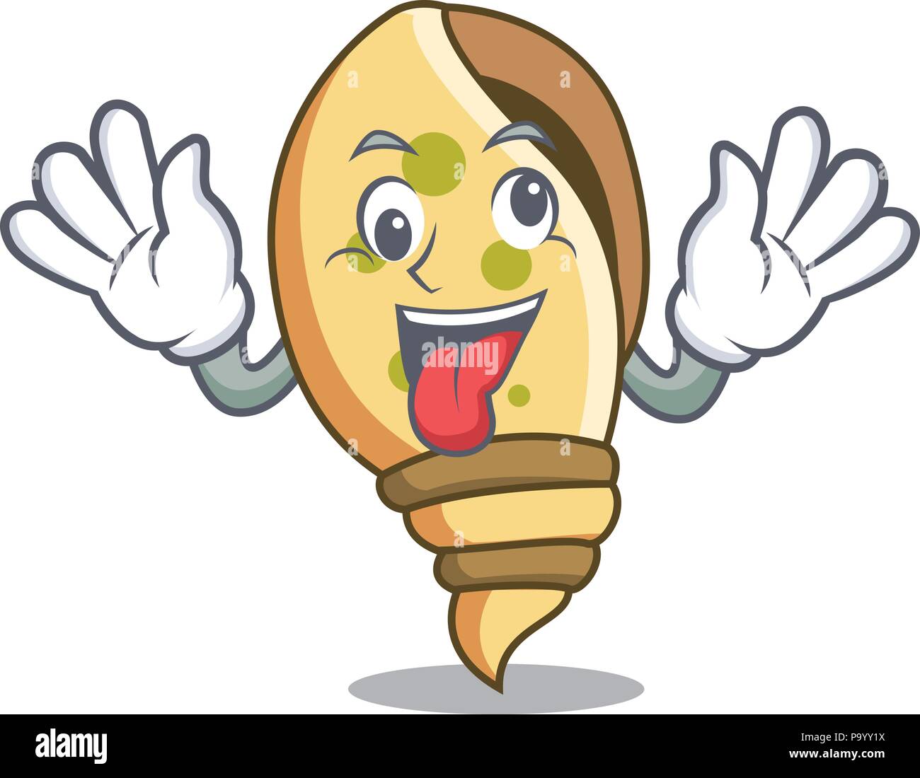 Crazy sea shell mascot cartoon Stock Vector Image & Art - Alamy