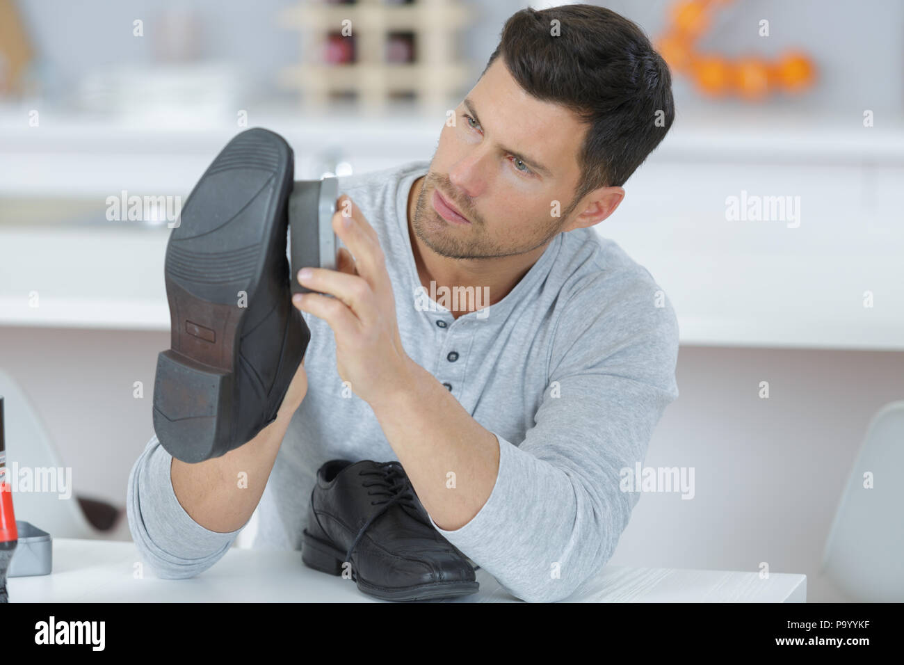 Butler shoes hi-res stock photography and images - Alamy