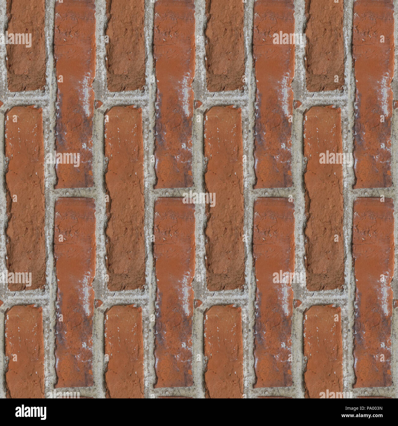 Seamless pattern with fragment of red bricks wall for design or matte ...