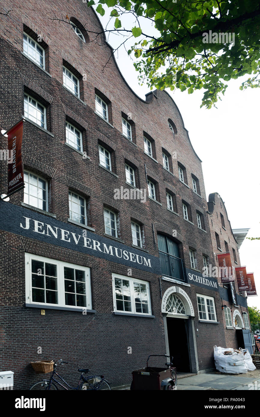The Jenever Museum (Jenevermuseum) at Schiedam, the Netherlands. The ...