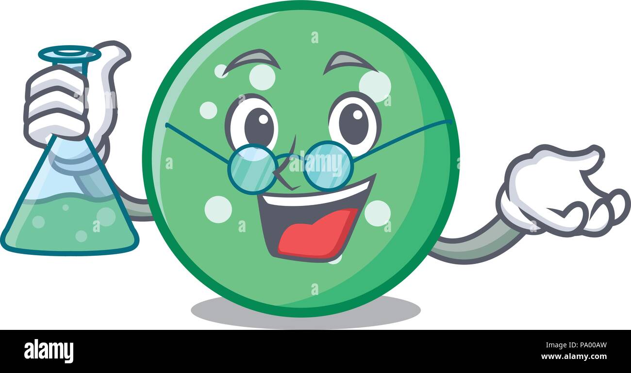 Professor circle character cartoon style vector illustration Stock ...