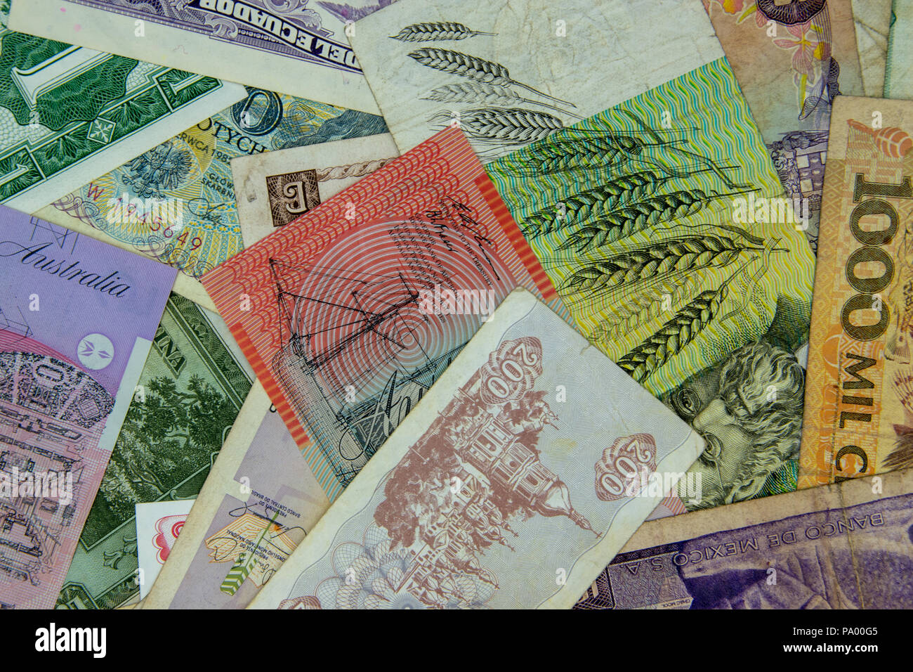 World bank note hi-res stock photography and images - Alamy