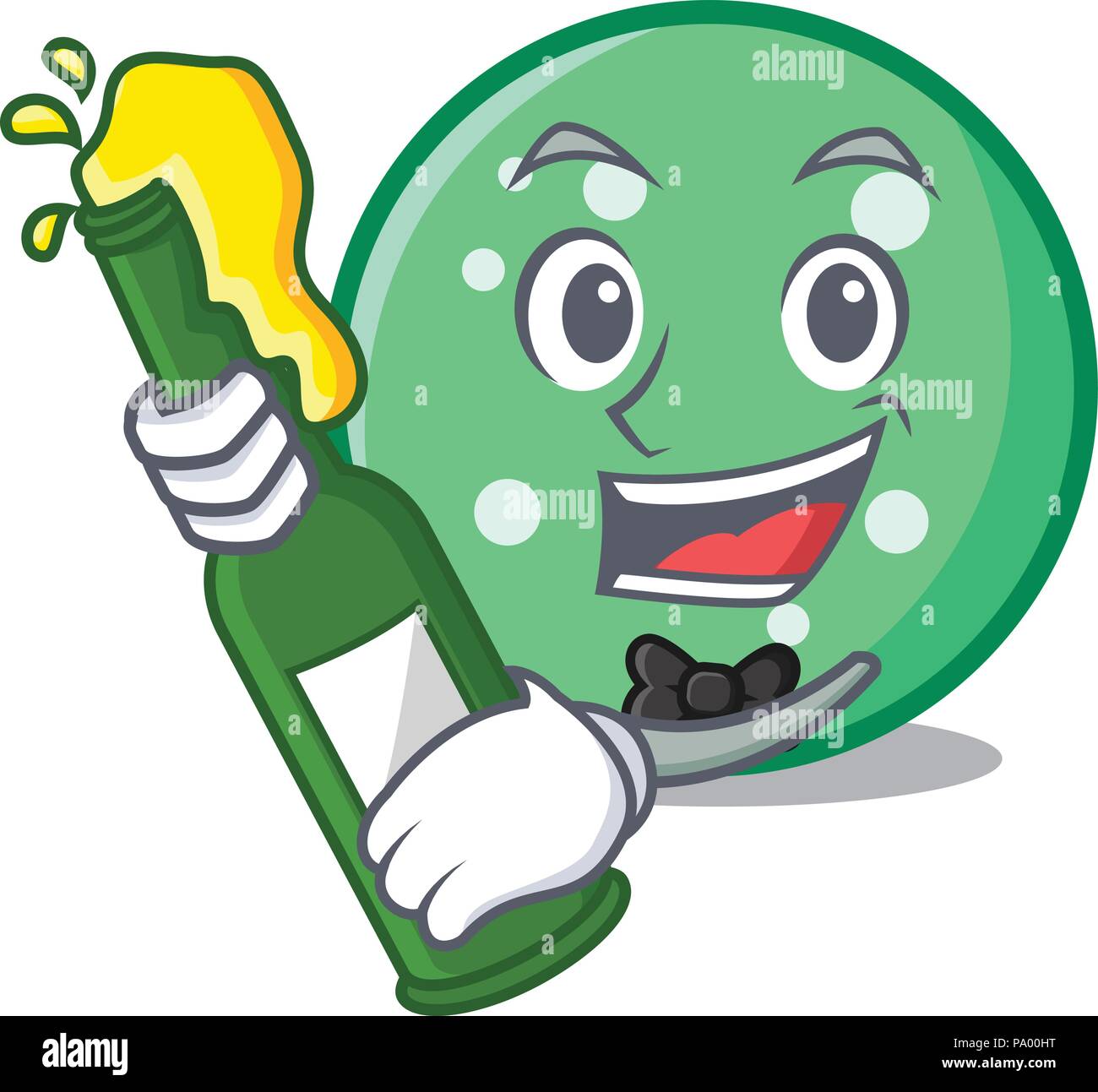 With beer circle mascot cartoon style Stock Vector Image & Art - Alamy