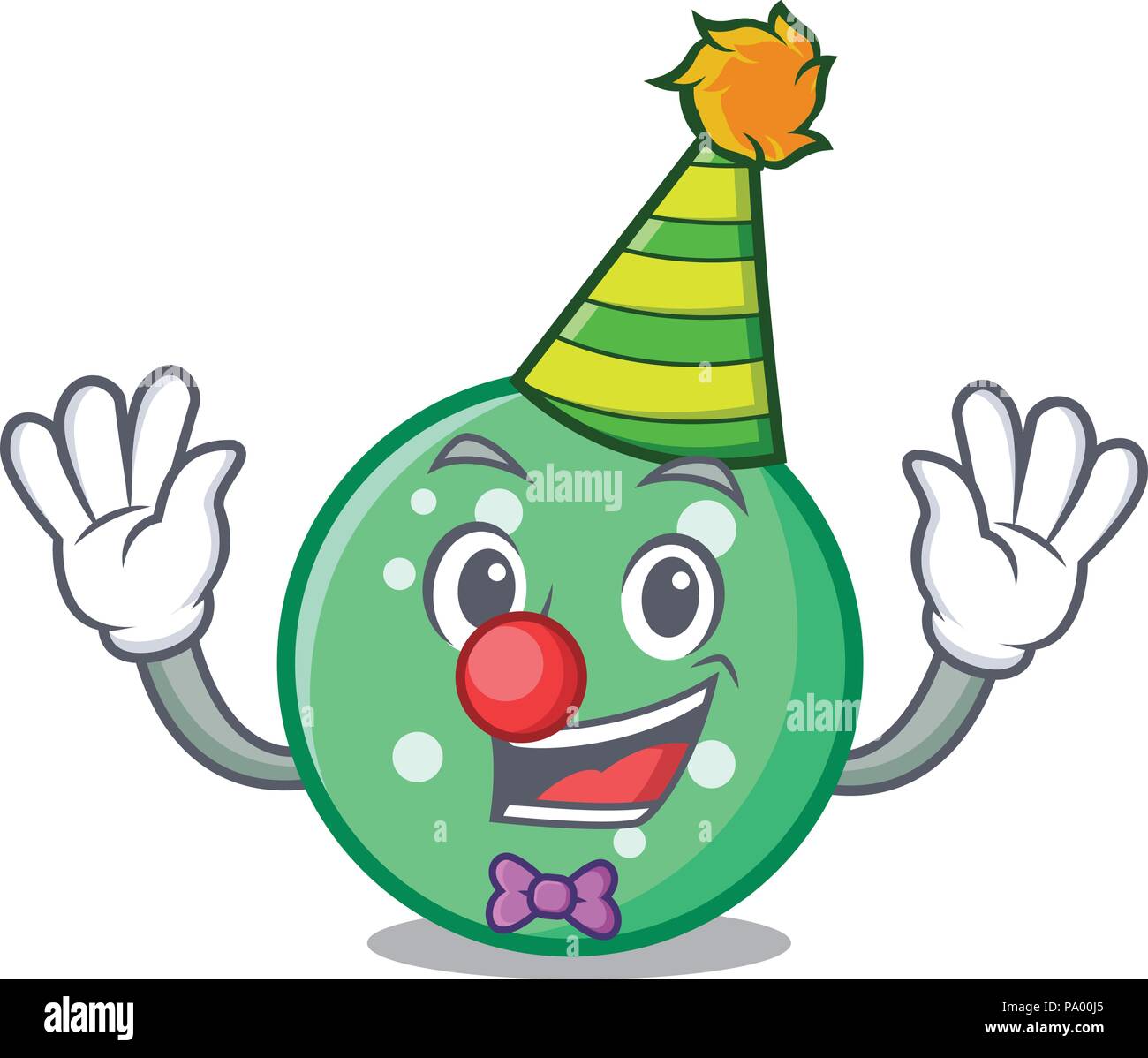 Clown circle mascot cartoon style Stock Vector Image & Art - Alamy
