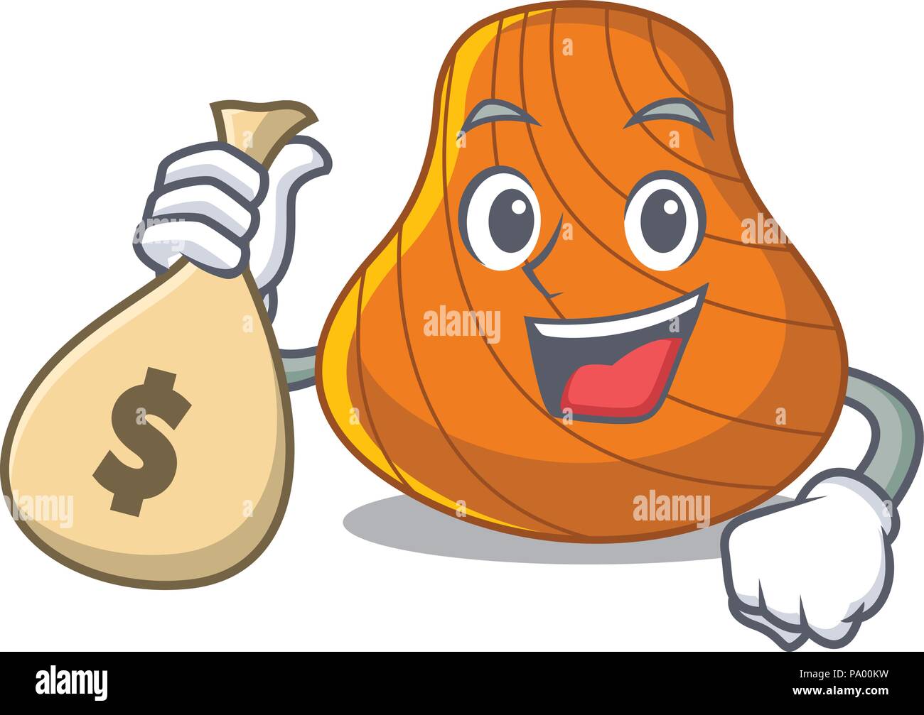 With money bag hard shell character cartoon Stock Vector Image & Art ...