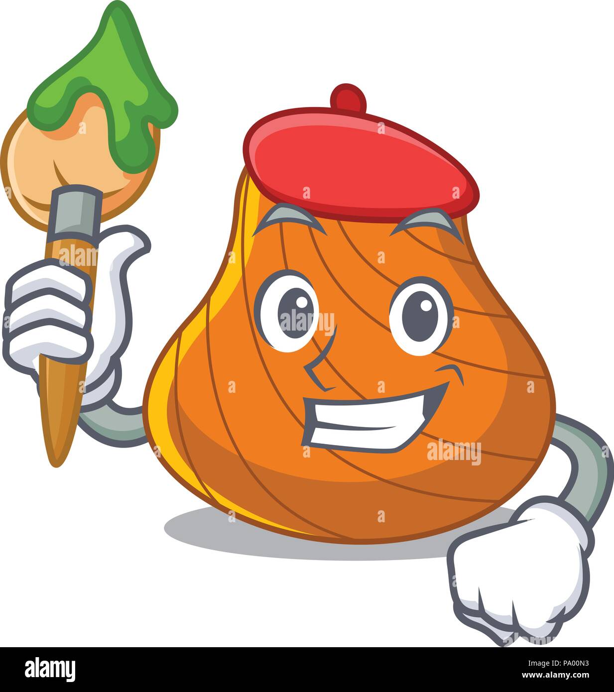 Artist hard shell character cartoon Stock Vector Image & Art - Alamy