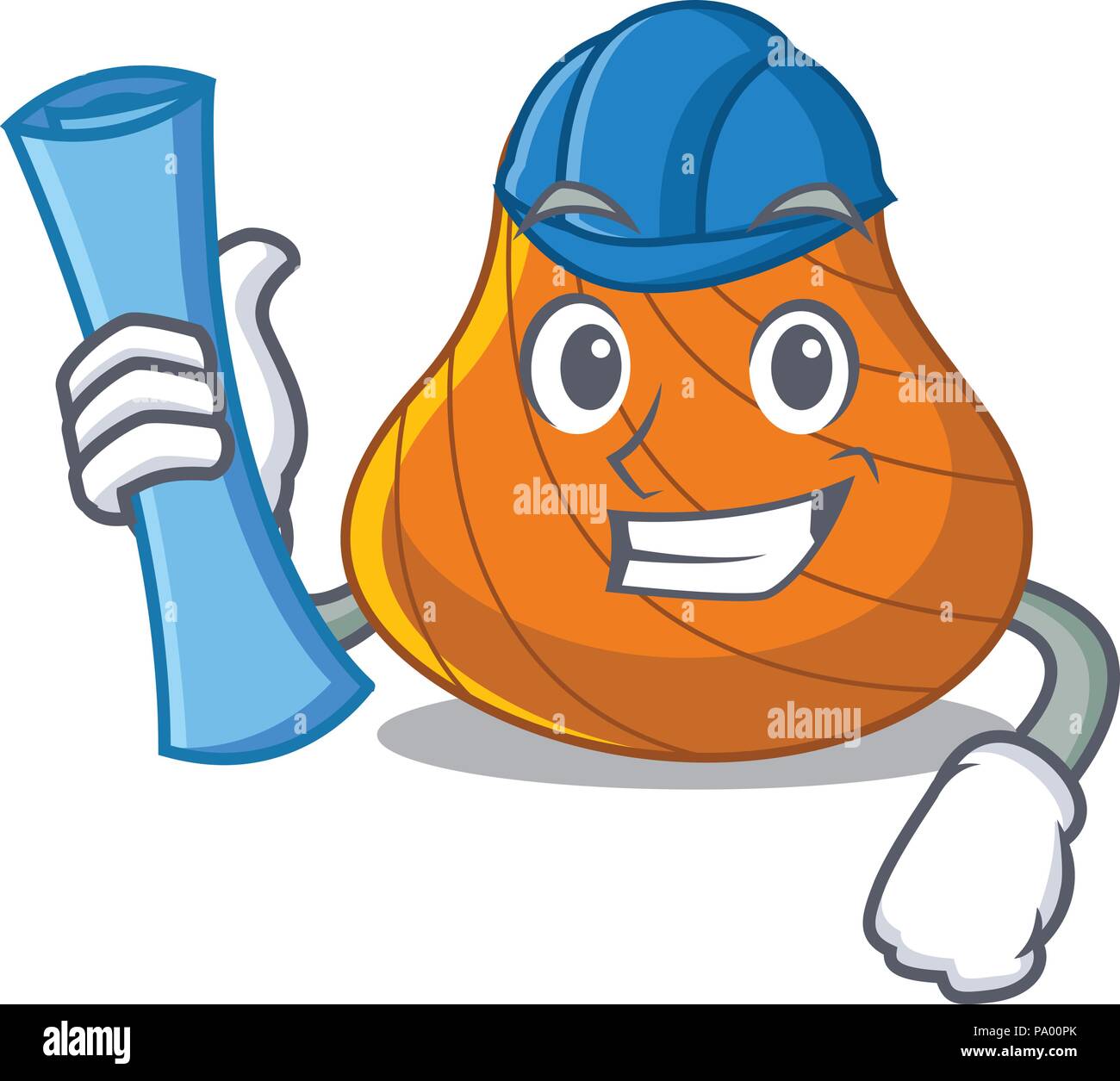 Architect hard shell character cartoon Stock Vector Image & Art - Alamy