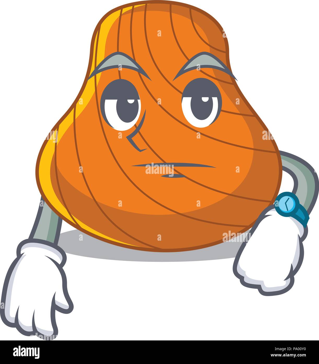 Waiting hard shell mascot cartoon Stock Vector Image & Art - Alamy