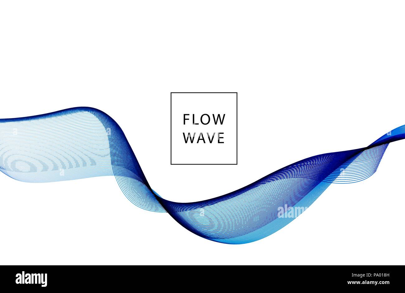 Abstract vector background, blue wavy Stock Vector Image & Art - Alamy