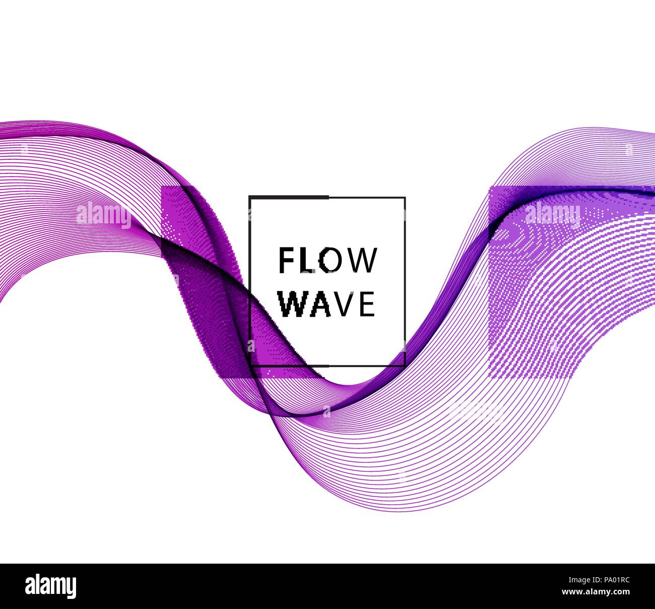 Abstract vector background, purple wavy Stock Vector Image & Art - Alamy