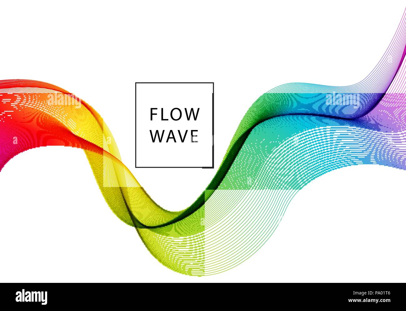Abstract vector background, spectrum wave Stock Vector Image & Art - Alamy