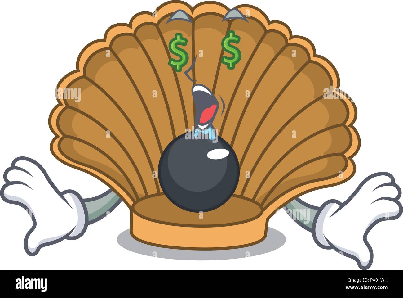 Scallop shell coin hi-res stock photography and images - Alamy