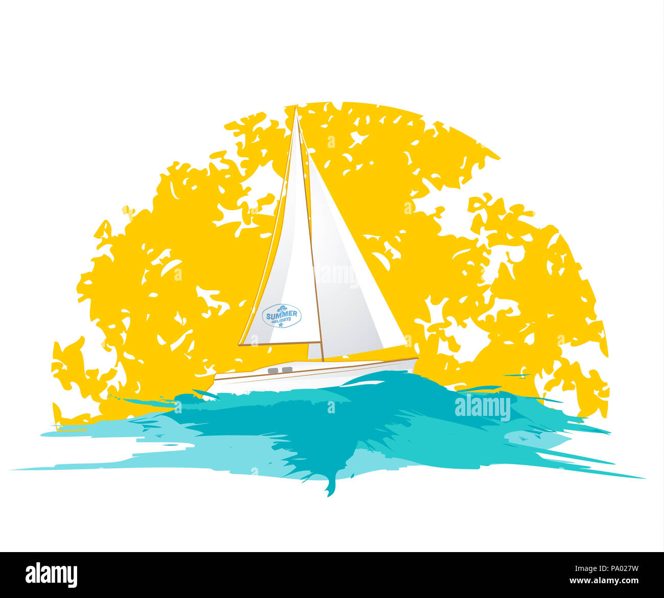 Boat party fun cruise Cut Out Stock Images & Pictures - Alamy