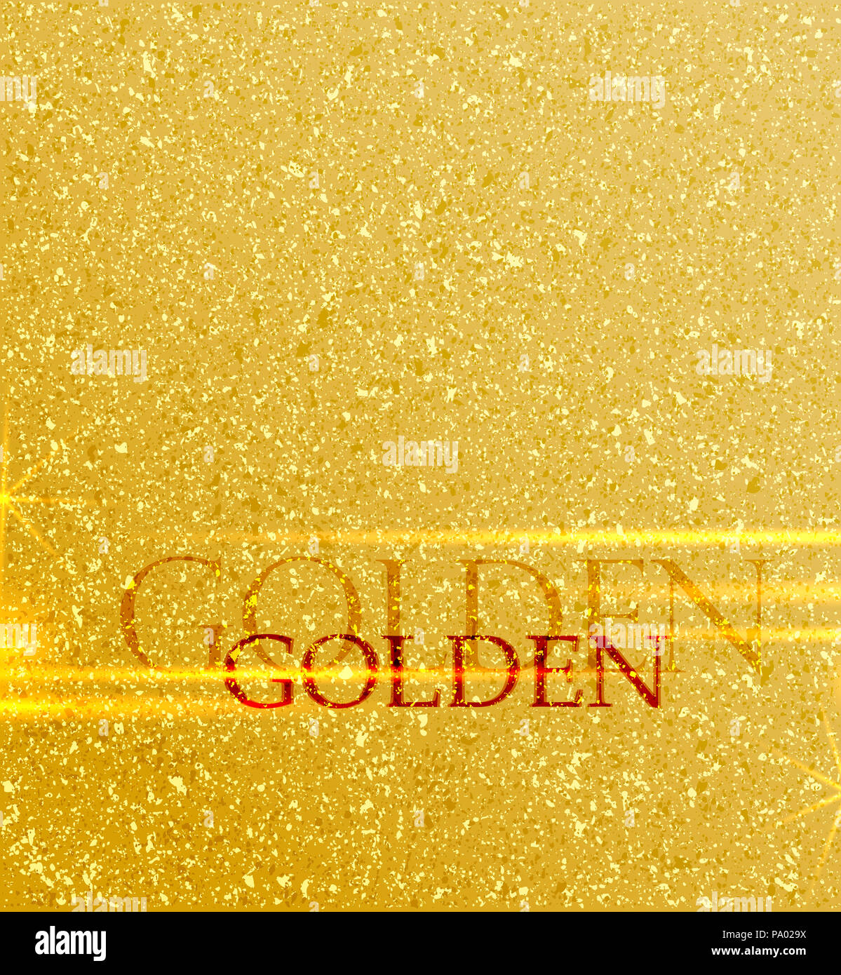Golden background with place for text Stock Photo - Alamy
